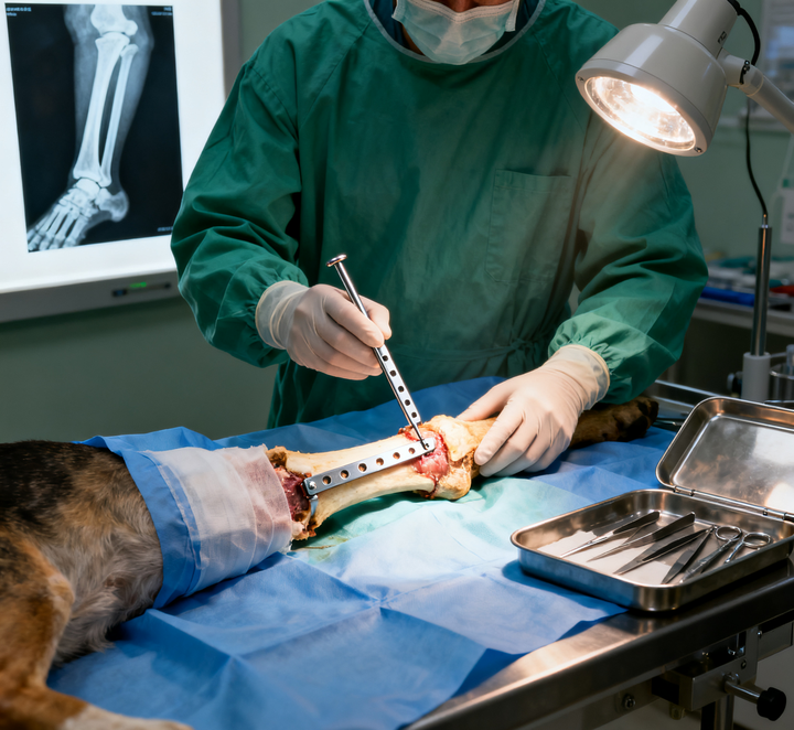 Animal Orthopedic Implant - Bone Plate Fixation Rod (PIN) for ...