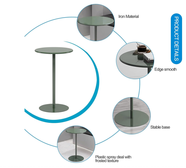 Customizable High Cafe Bar Dining Table Commercial Simple Solid Surface ...