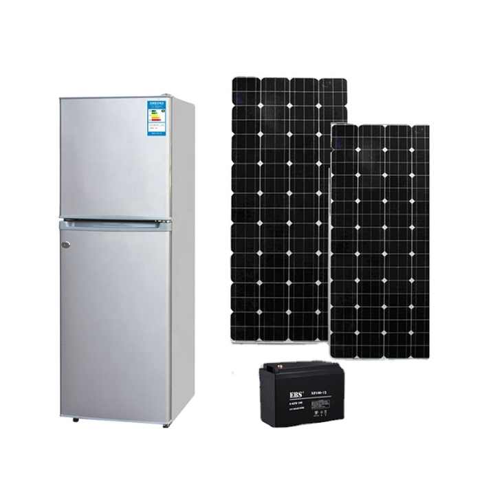 SMAD Solar 12V DC Power Mini Fridge with Freezer - 138L