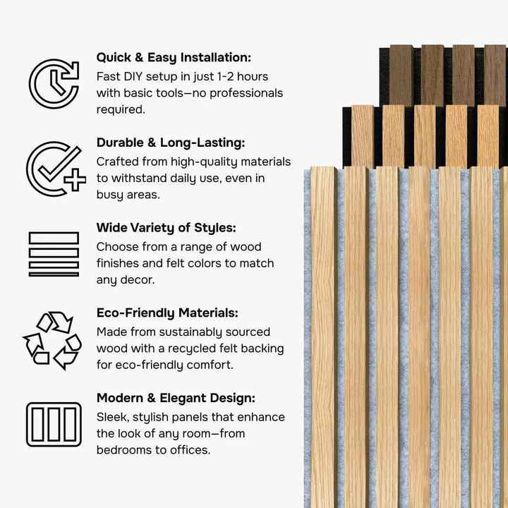Akupanel Acoustic Slat Panel Wood Akustik Panel Wood Modern Interior ...