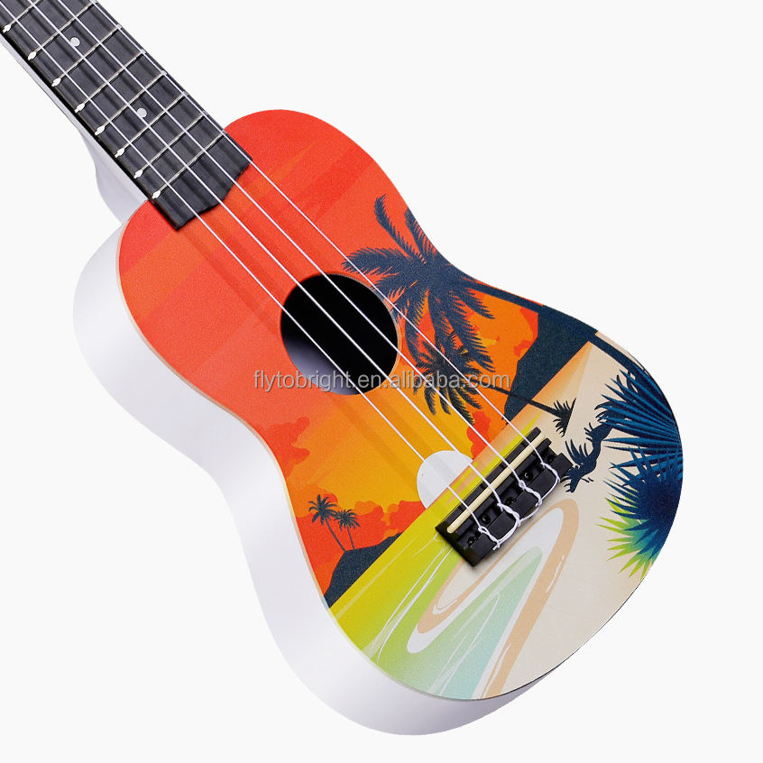 In Stock 21inch Cheap ABS Tenor Small Ukulele for Students & Beginners ...