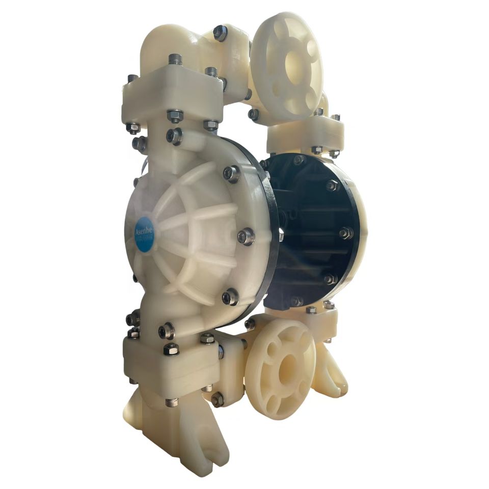Pneumatic Diaphragm Pump Peanut Pump Plastic Material Pneumatic ...