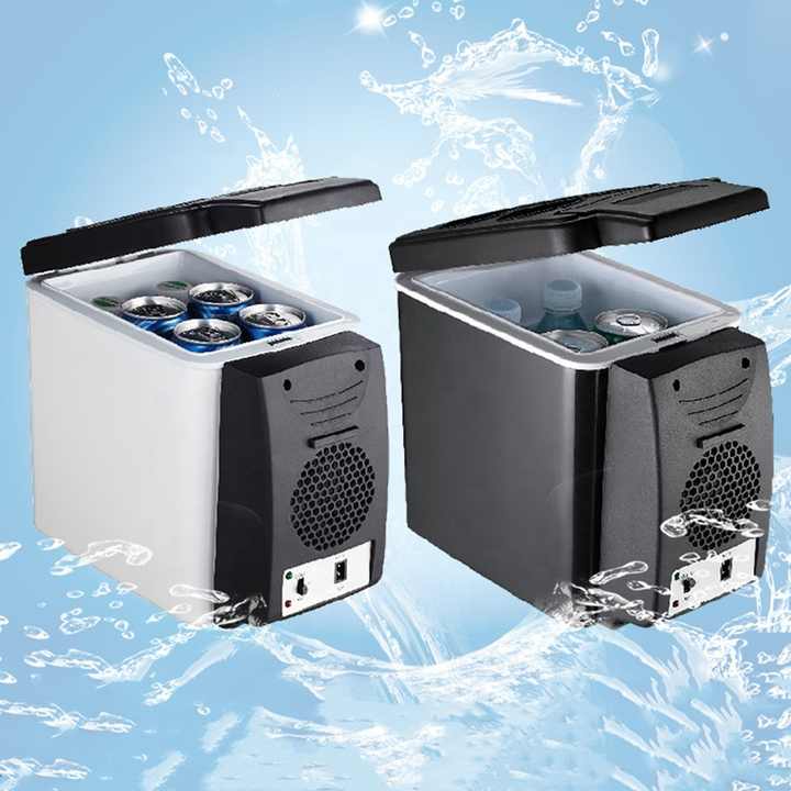 6L Mini Car Refrigerator - Portable, Multi-Function Fridge
