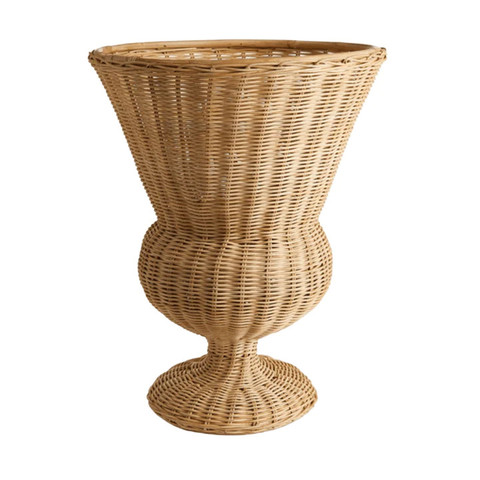 Garden pots & planters natural rattan cane plant pots hand-woven ...