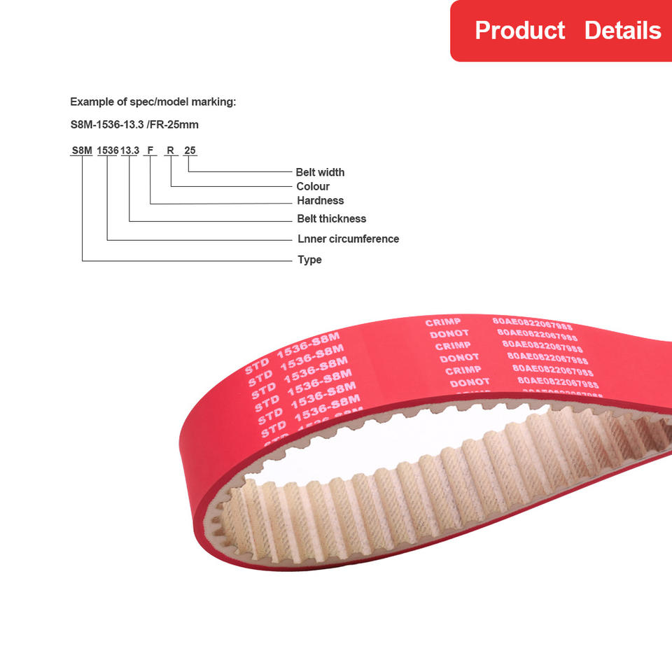 High-Friction Seamless Industrial Machinery Neoprene Rubber Covered ...