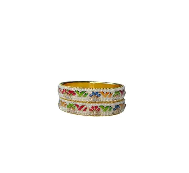 Best Selling Multicolour Metal Bangles for Ladies Fashion Bangle set ...