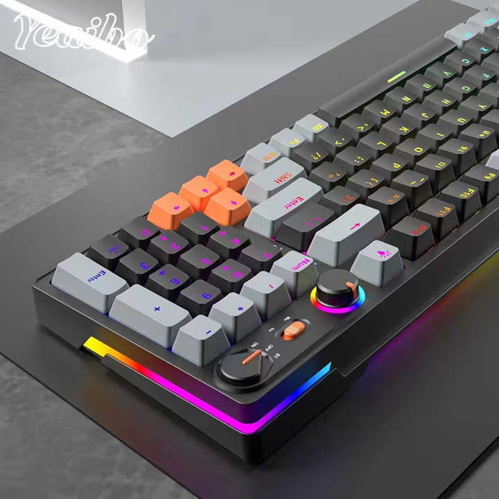 Yeaibo 98 with Protection Case - Cute Wooting He Cheap Mechanical Keyboard