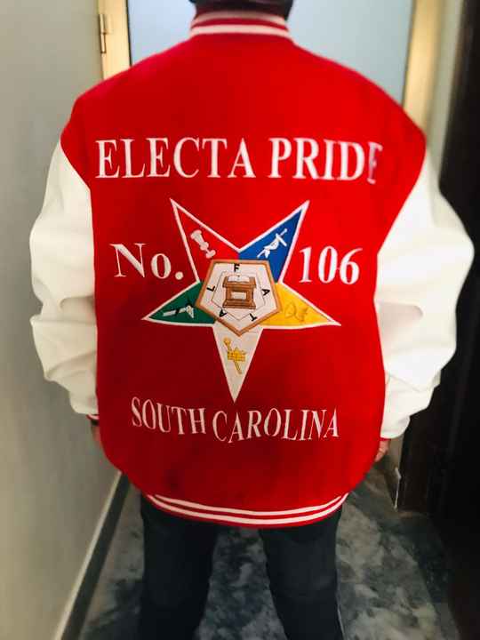 Customised Jacket Oes Order of the Eastern Star Varsity Jackets Custom ...