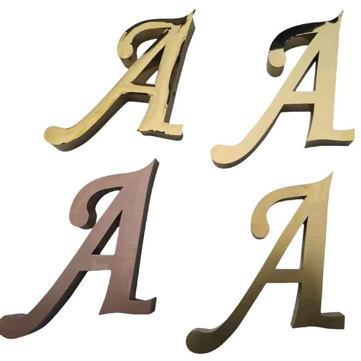 Custom Shop Store Front Metal Logo LED Signs Indoor 3D Illuminated ...