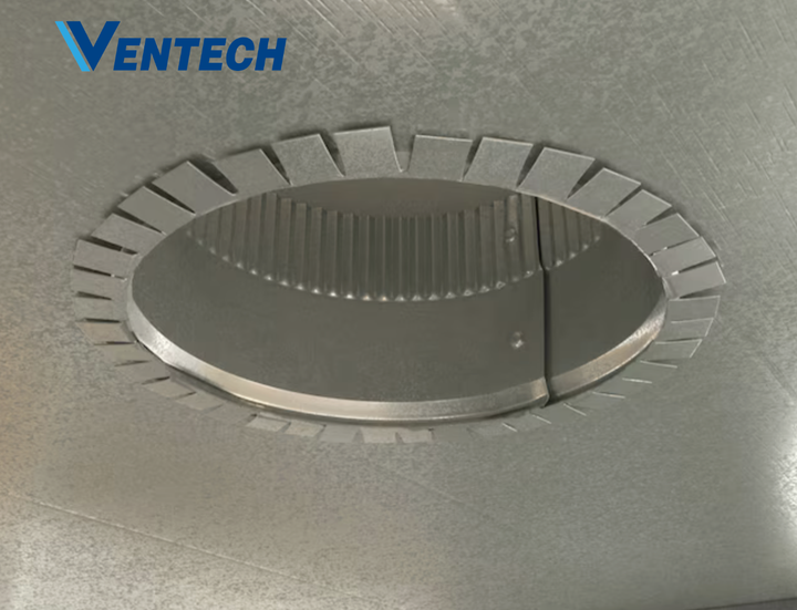 Hvac Galvanized Steel Round Extended Duct for Ventilation