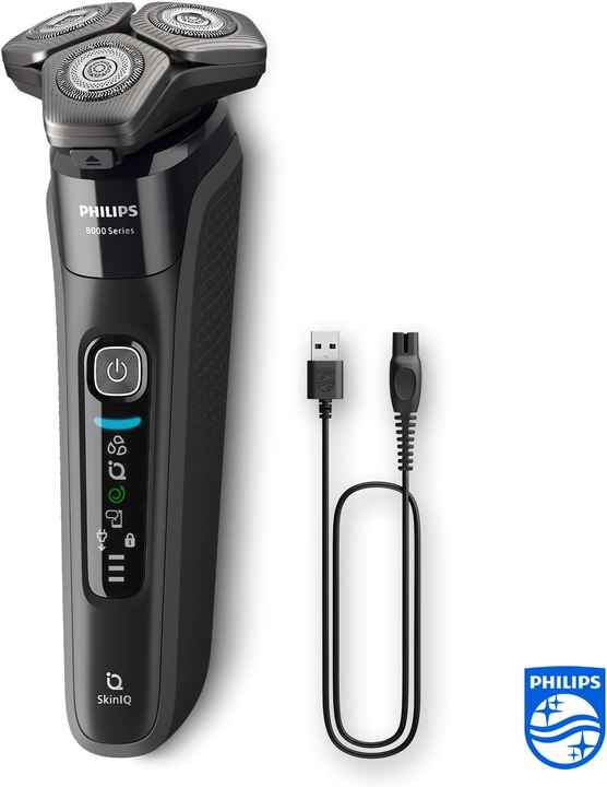 Philips Shaver Series 8000 - Electric wet and dry shaver with SkinIQ ...