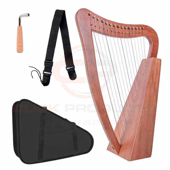 Wholesale Price Professional Wooden Irish Harp Instrument