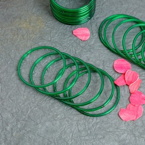 Pakistani Glass Bangles - Handmade Wedding Jewelry Set