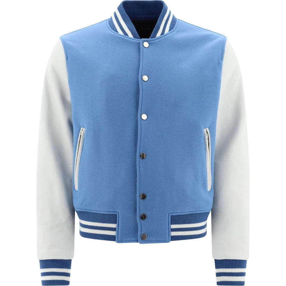 High Quality Custom Logo Men's Varsity Jacket Winter Leather Bomber ...