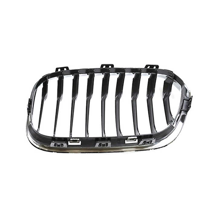 Front Bumper Right Glossy Upper Water Tank Radiator Grille 51137371686 ...