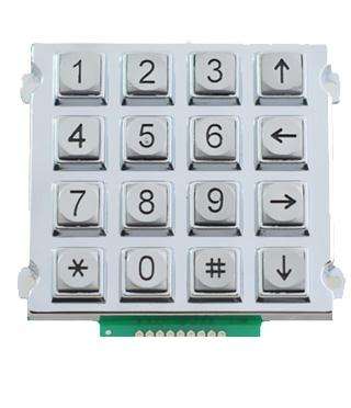 4x4 matrix Keypad/custom Vending Machine Keypad/numeric Metal Keyboard ...