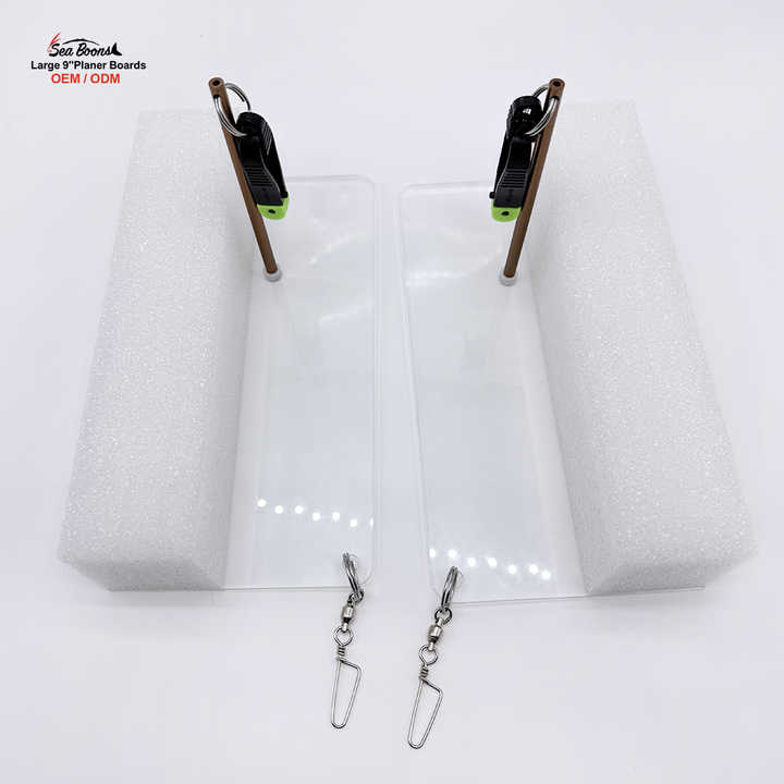 9" 10.5" Perfect Planer Board Boat Tackle Striper Offer Shore Side Planer Board For Salmon ...