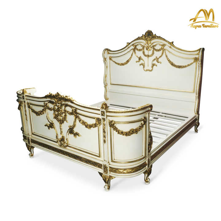 Luxury Classic Style Wooden Bed Frames - King Size