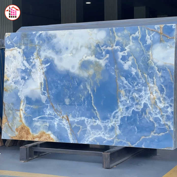Blue Onyx Marble - Premium Pakistani Stone for Hotels