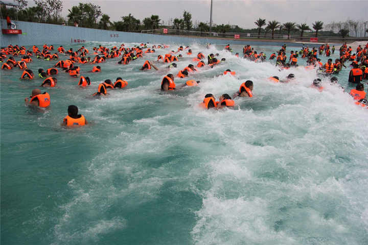 Commercial Swimming Pool with Wave Pool Manufacturers in China