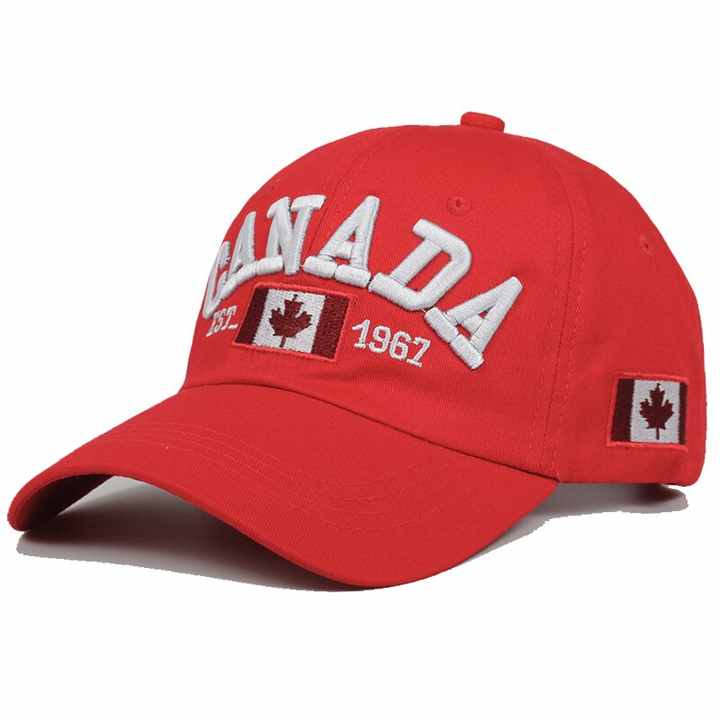 Canada Caps Men Women 2025 Summer Fashion Dad Hat Snapback Flag Letter ...