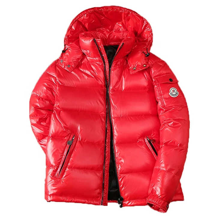 Wholesale Price Top Quality Custom Winter Puffer Jacket Men Duck Down Bubble Fur Collar Waist ...