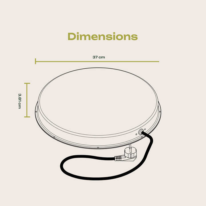 Des Champs DH-125W Farm Poultry Water Heater Base with UK Plug ...