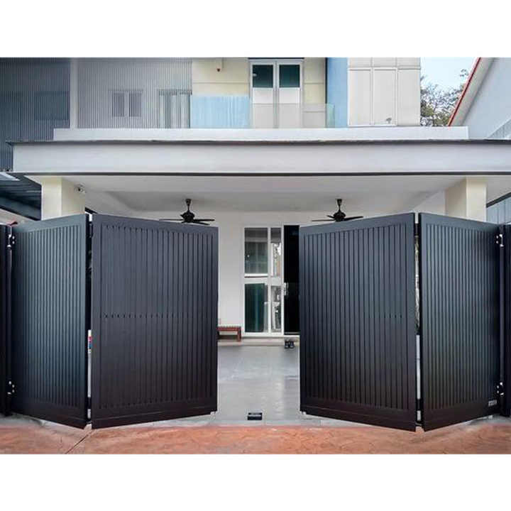 Automatic Aluminum Driveway Swing Gate for Villas - OEM/ODM Available