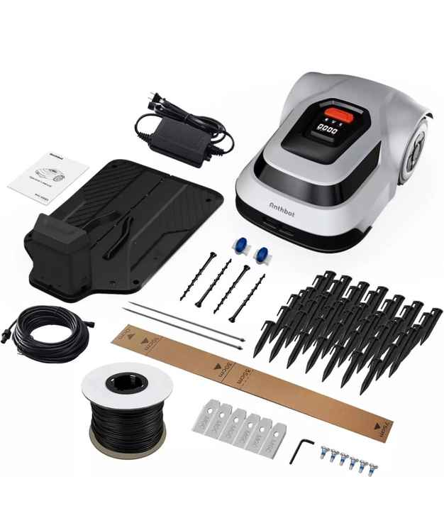 Automatic Robotic Grass Cutter Lawnmower 1/4 Acre IPX6 Waterproof Robot ...