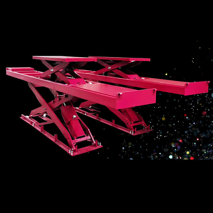 Durable Steel Hydraulic Scissor-Type Lift Large-Capacity Vehicle Lift ...