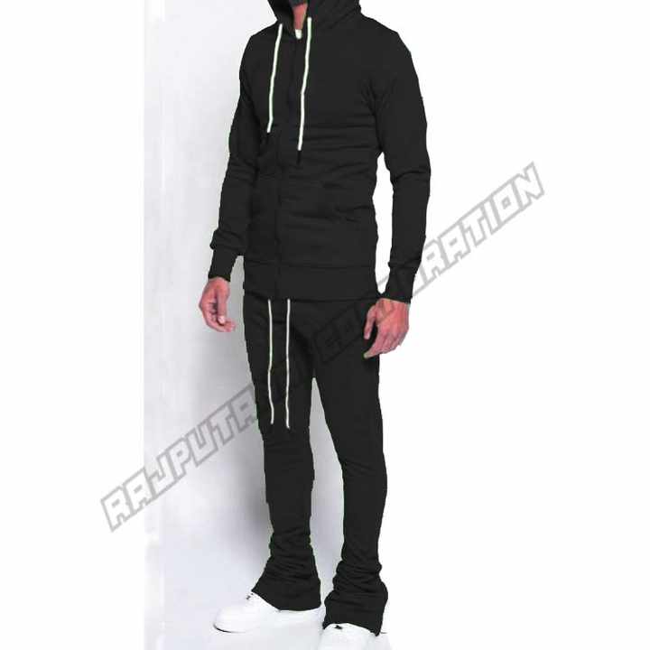 Fleece Design Men Slim fit Stacked Tracksuit/ Men Sweatsuit/ Custom ...
