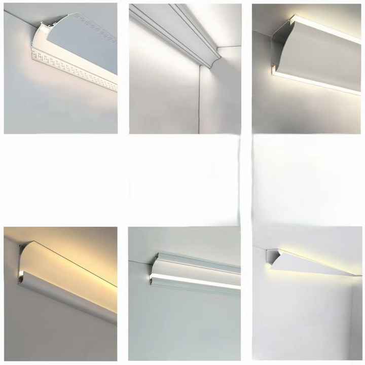 New Design Wall Washing Corner Ceiling Linear LED Profile