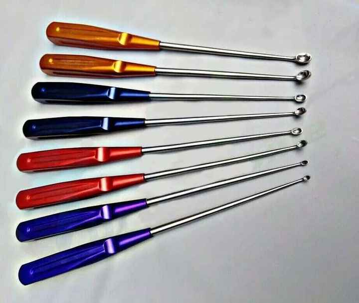 Bone Cervical Curettes Spine Orthopedics Spine Instruments 8 Pieces CE ...