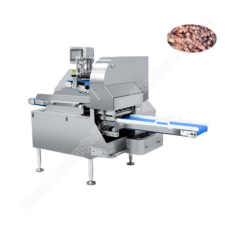 Bacon Slicer Machine for Factory Industrial Chunk of Frozen Meat Dicer ...