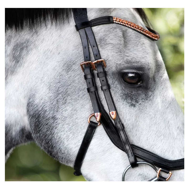 Custom Made Horse Leather Bridle - Smart Lumiere Equestrian