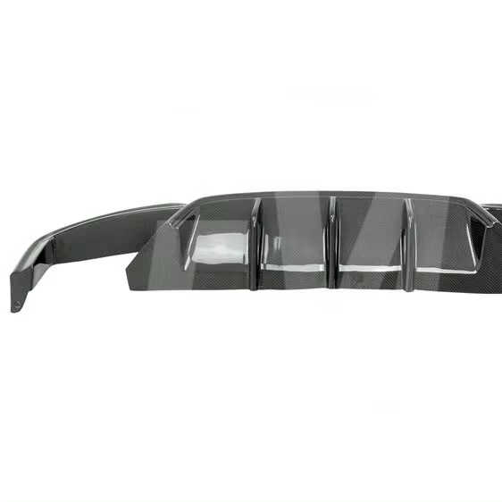 M6 STYLE CARBON FIBER REAR DIFFUSER for 2011-2016 BMW 6 SERIES F06 F12 ...