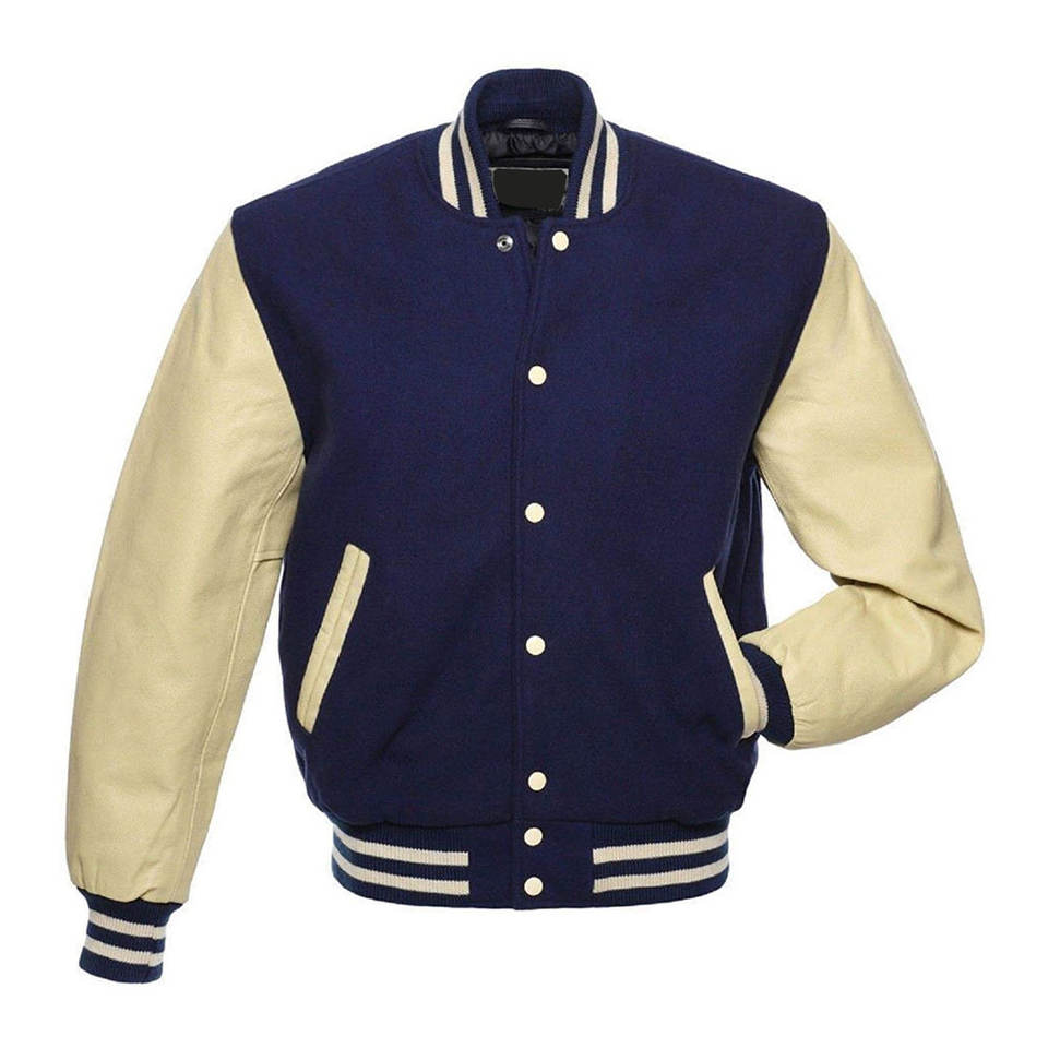 High Quality Varsity Jacket Men and Women Chenille Embroidery Leather ...