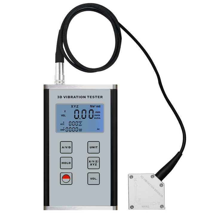 3-axis Piezoelectric Vibration Meter - Precision & Custom Support