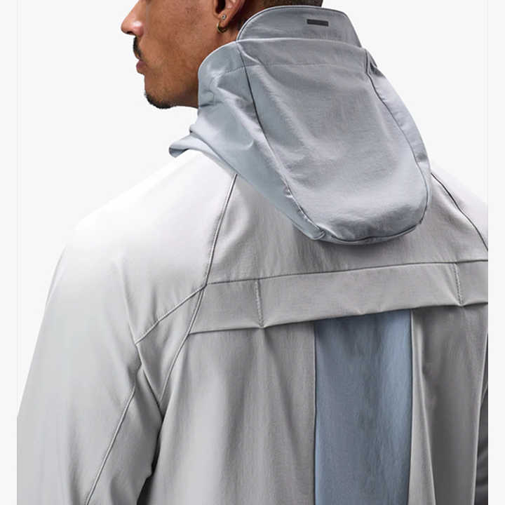 Custom Men's Lightweight Gym Windbreaker Jacket Front Zip with Wind ...