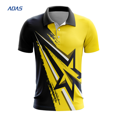 Customize Your Own Sublimated Polo Shirt - Men’s Printed Golf Tee, Eco ...