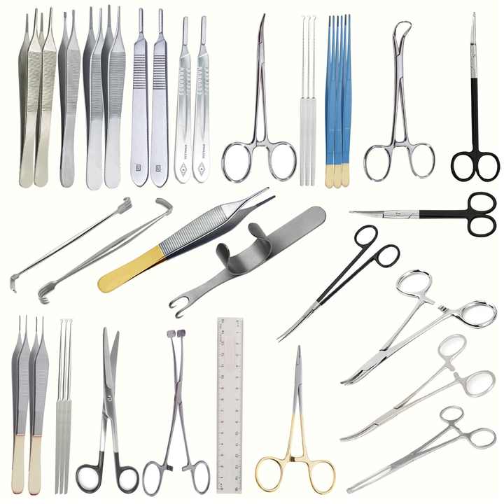 Facelift Instruments Set 61pcs - Basic Plastic Surgery Tools