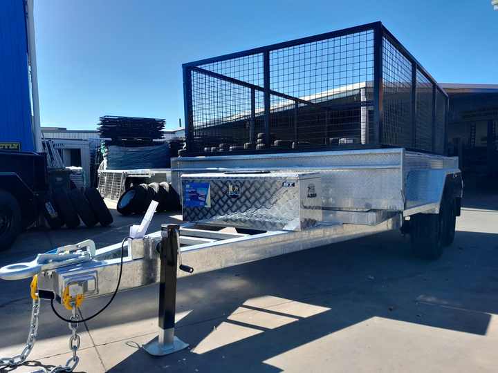 4 Wheel Hydraulic Trailer - 2-3 Tons Mini Tractor for Farms