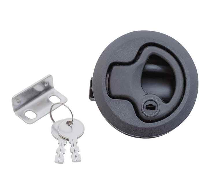Marine Deck Hardware Cabinet Flush Pull Slam Latch Hatch with Key ...