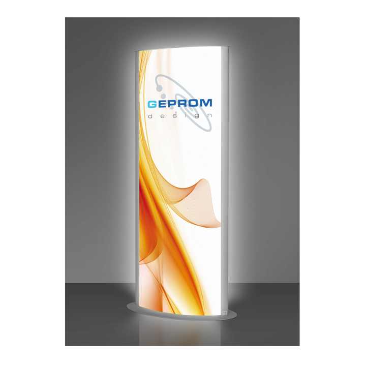 Two Sided Convex Totem Sign Models B Totem L 200 Dimensions 75x200 cm ...