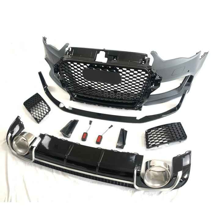 Bodikits For Audi A3 S3 8v Tuning Parts Front Bumper With Grill Upgrade
