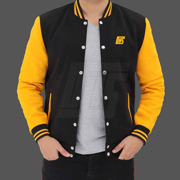 Custom Logo Printed Men Letterman Jacket Breathable Street Wear Men ...