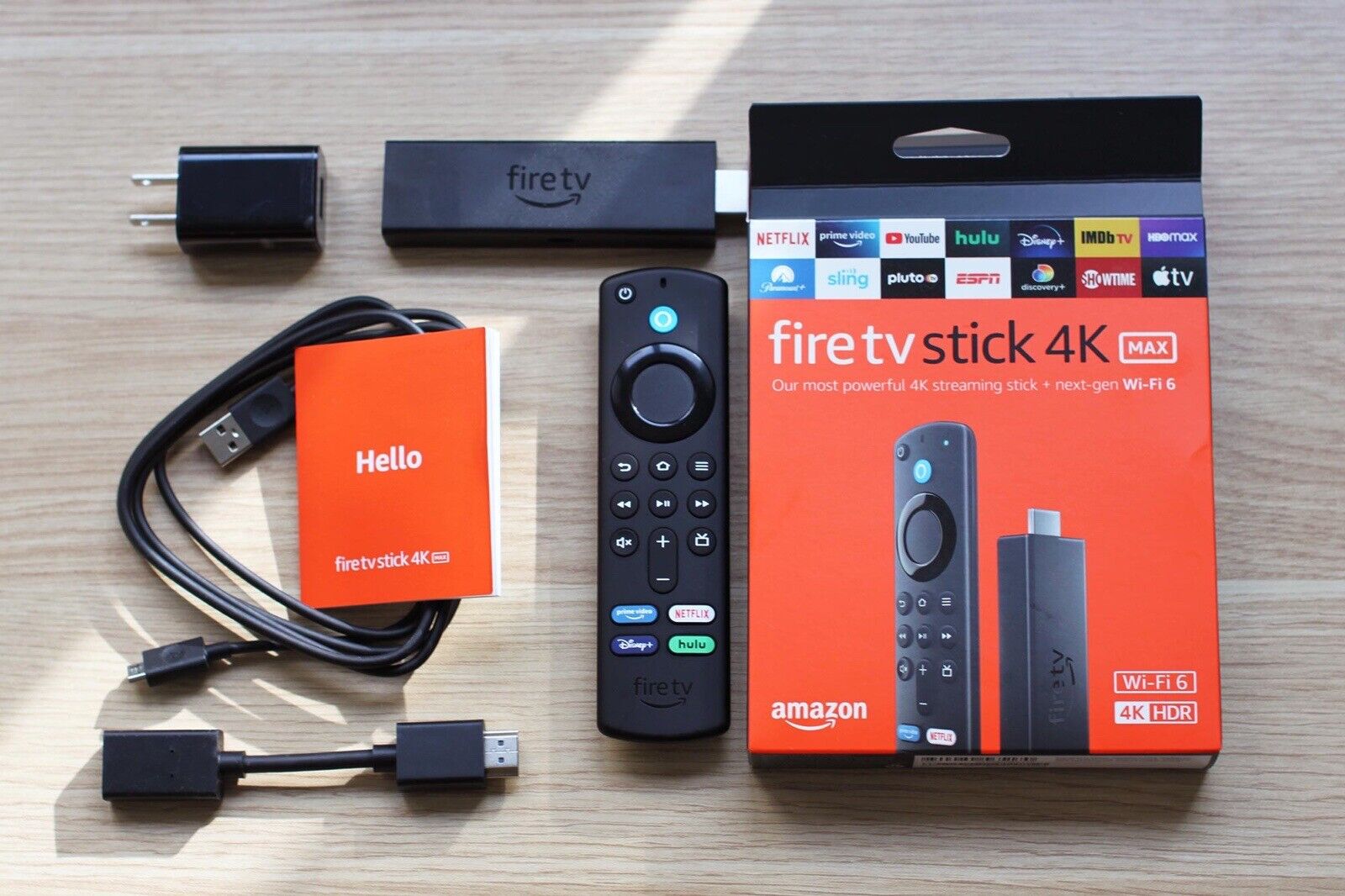 NEW Amazon Fire TV Stick 4k MAX Streaming Media Player Alexa Remote ...
