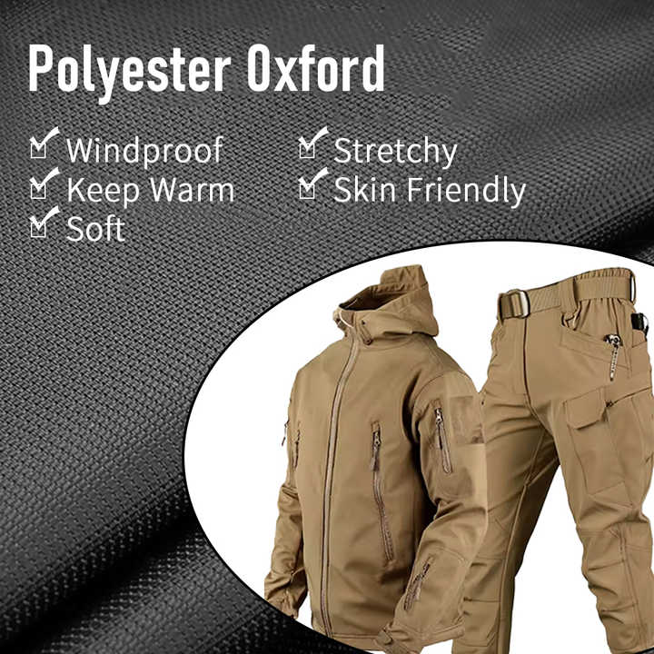 Shark Skin Soft Shell Brown Assault Suit Set Camouflage Jacket