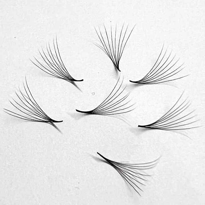 Premade Natural 8D Curl 0.07 Promade Fans Eyelash Extensions Pointy ...