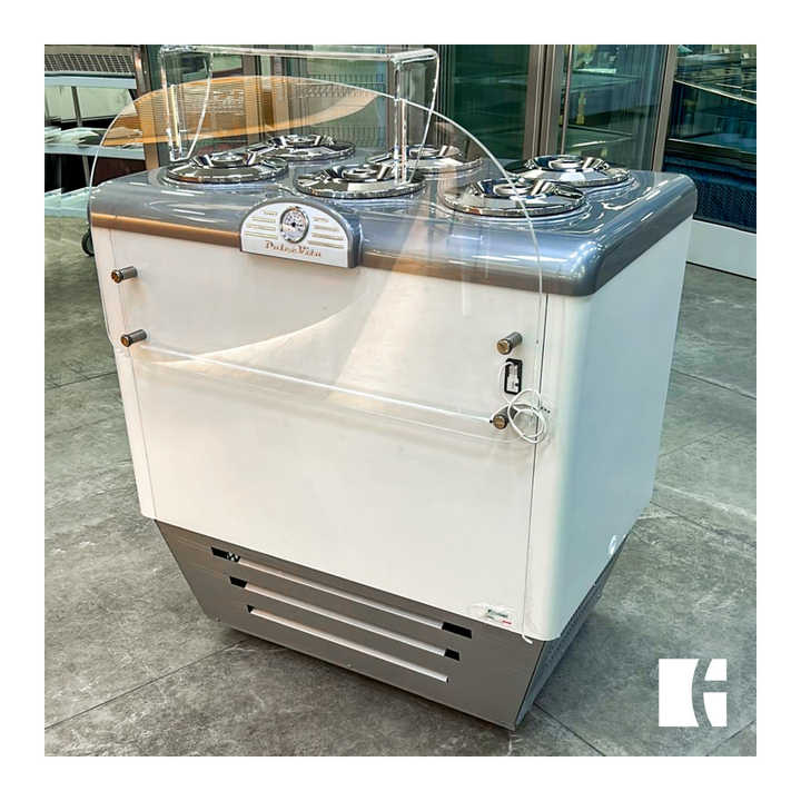 FRAMEC Scoop Ice Cream Fridge Cabinet Refrigerator Freezer Pozzetto ...